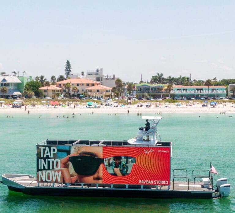 Digital Billboard Boats South Florida | Ballyhoo Media