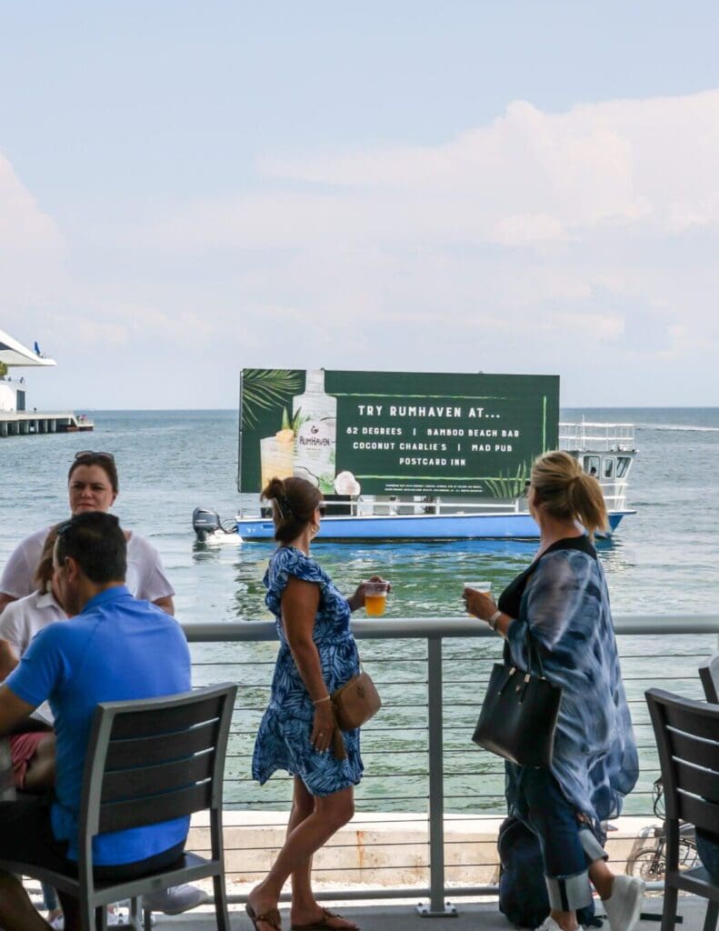 Digital Billboard Boats South Florida | Ballyhoo Media