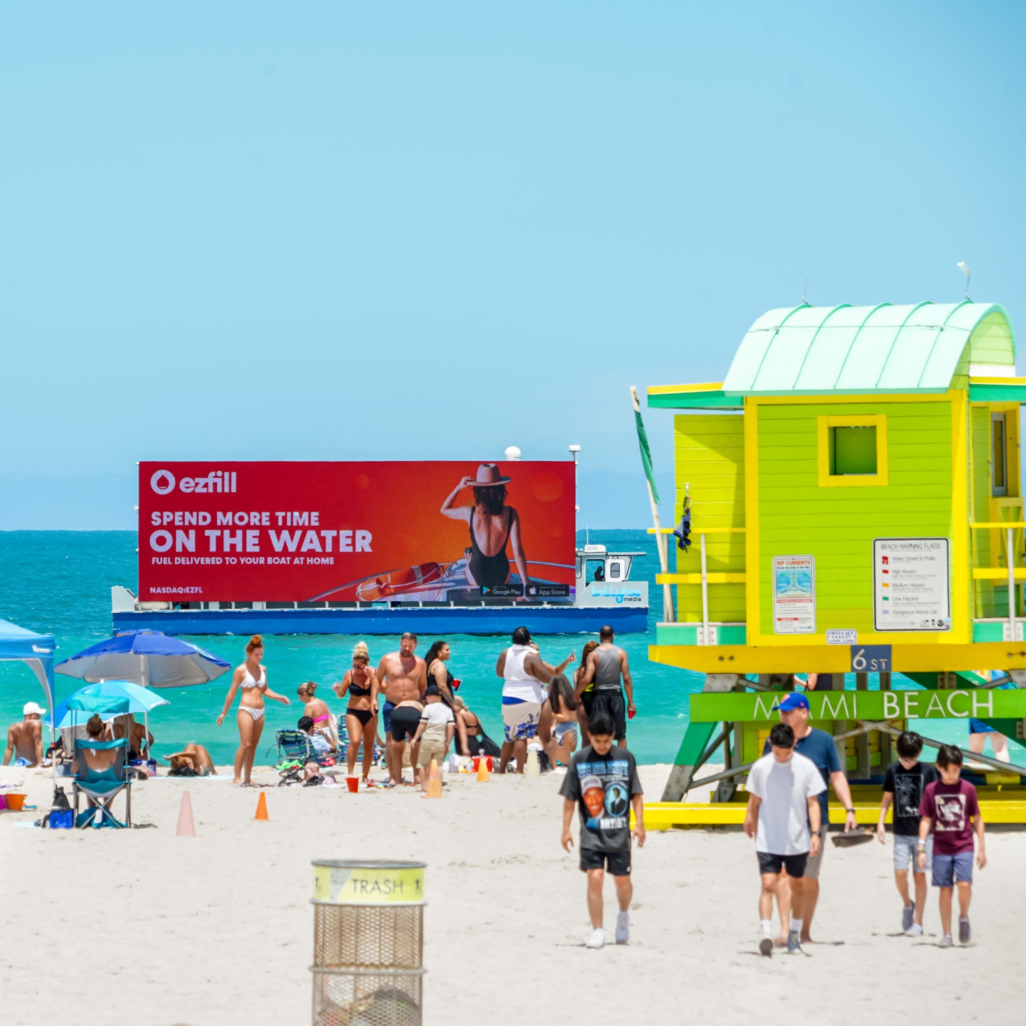 Digital Billboard Boats South Florida | Ballyhoo Media