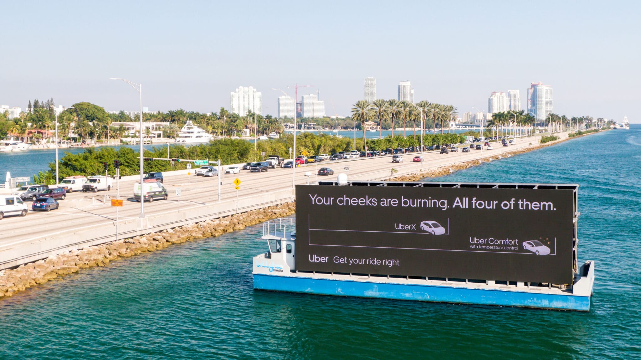 Digital Billboard Boats South Florida | Ballyhoo Media