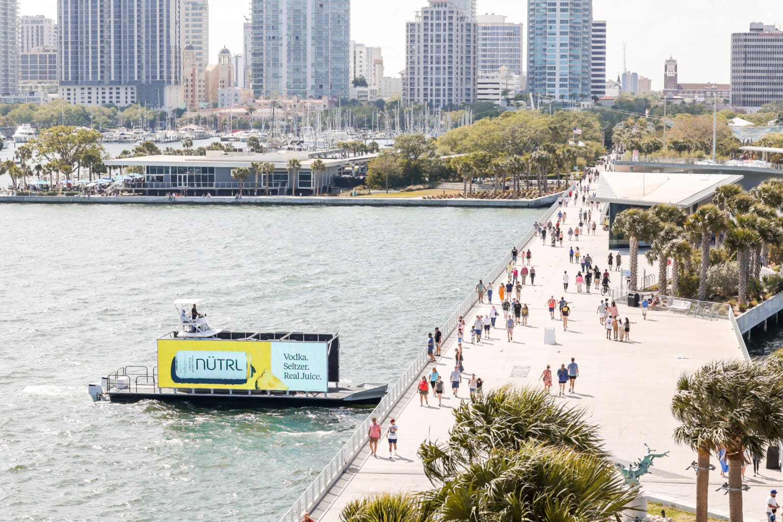 Digital Billboard Boats South Florida | Ballyhoo Media